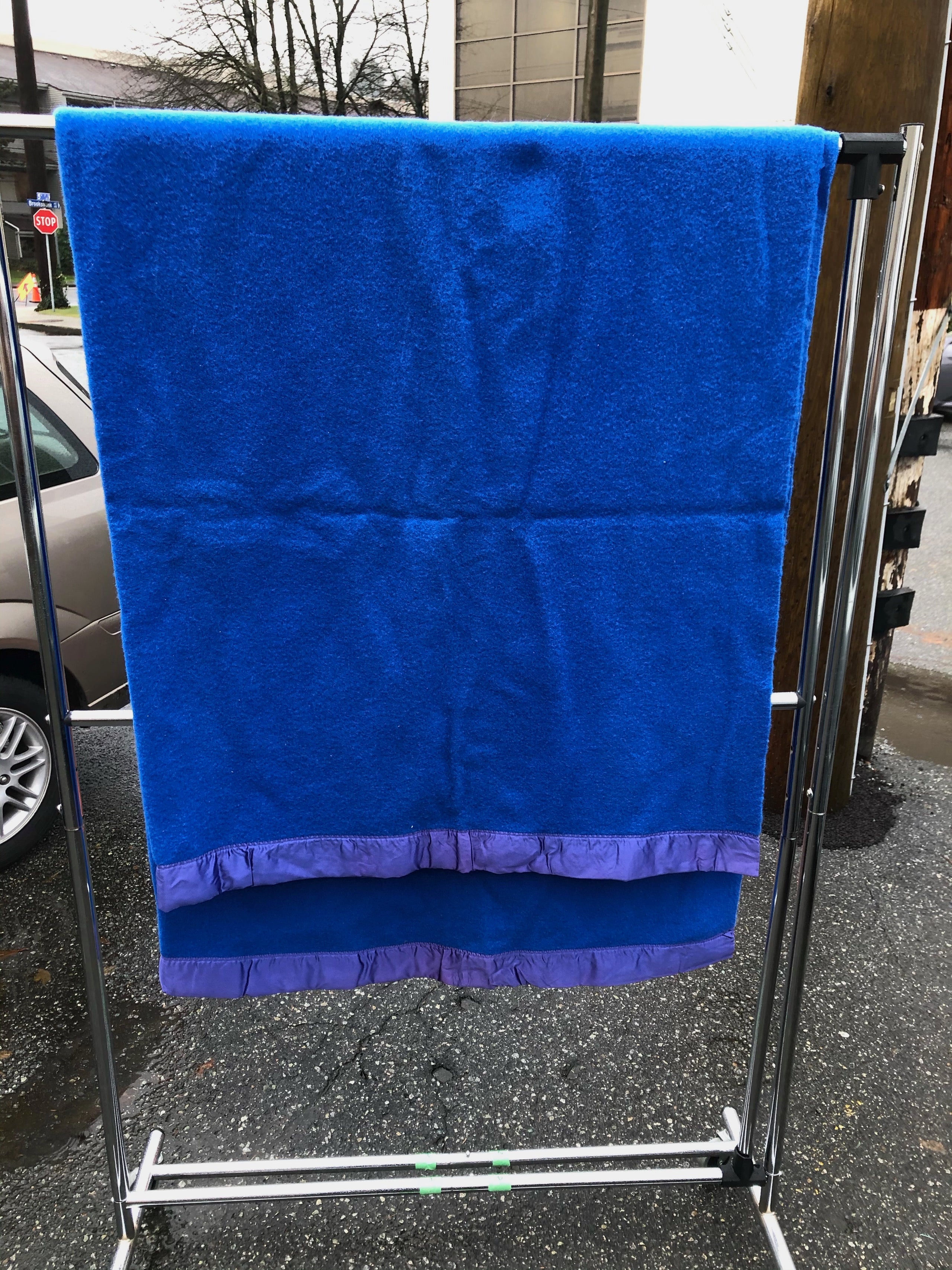 Vintage Haddon Hall wool blanket | Urban Repurpose Vintage Haddon Hall wool blanket | Urban Repurpose
